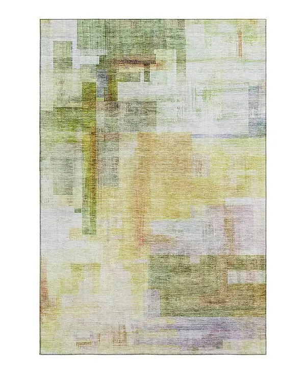 DALYN RUG COMPANY Dalyn Ravenna Washable Rn6 Area Rug, 3' X 5 - Green