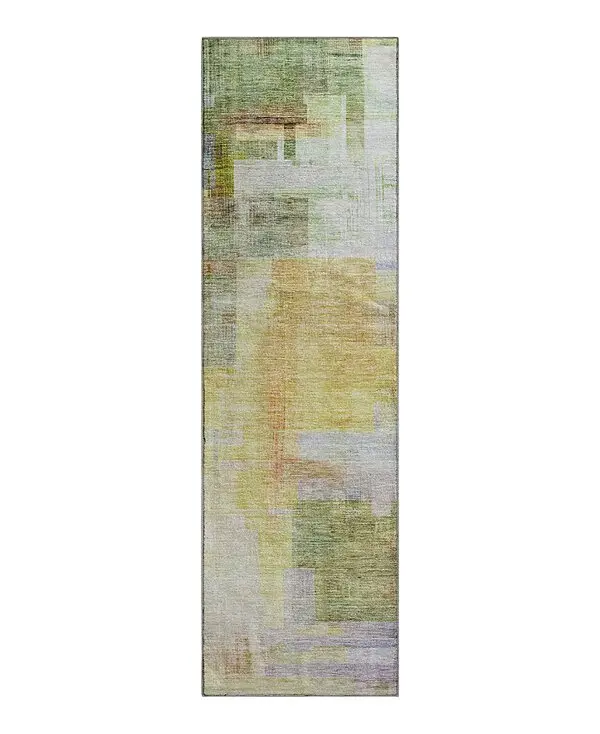 DALYN RUG COMPANY Dalyn Ravenna Washable Rn6 Runner Area Rug, 2'3 X 7'6 - Green