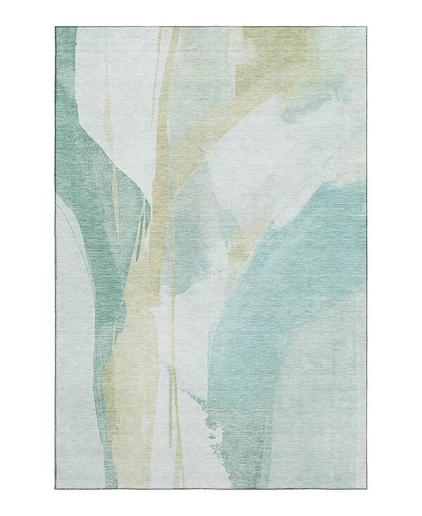 DALYN RUG COMPANY Dalyn Ravenna Washable Rn7 Area Rug, 3' X 5 - Teal