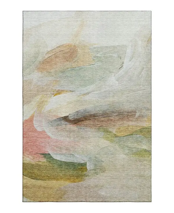 DALYN RUG COMPANY Dalyn Ravenna Washable Rn11 Area Rug, 3' X 5 - Linen