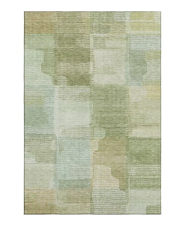 DALYN RUG COMPANY Dalyn Ravenna Washable Rn10 Area Rug, 9' X 12 - Green