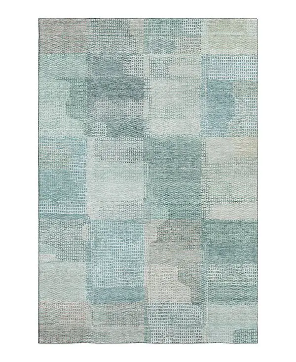 DALYN RUG COMPANY Dalyn Ravenna Washable Rn10 Area Rug, 9' X 12 - Teal
