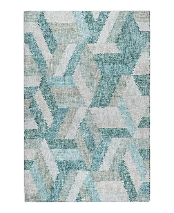 DALYN RUG COMPANY Dalyn Lorenzo Washable Ln1 Area Rug, 5' X 7'6 - Teal