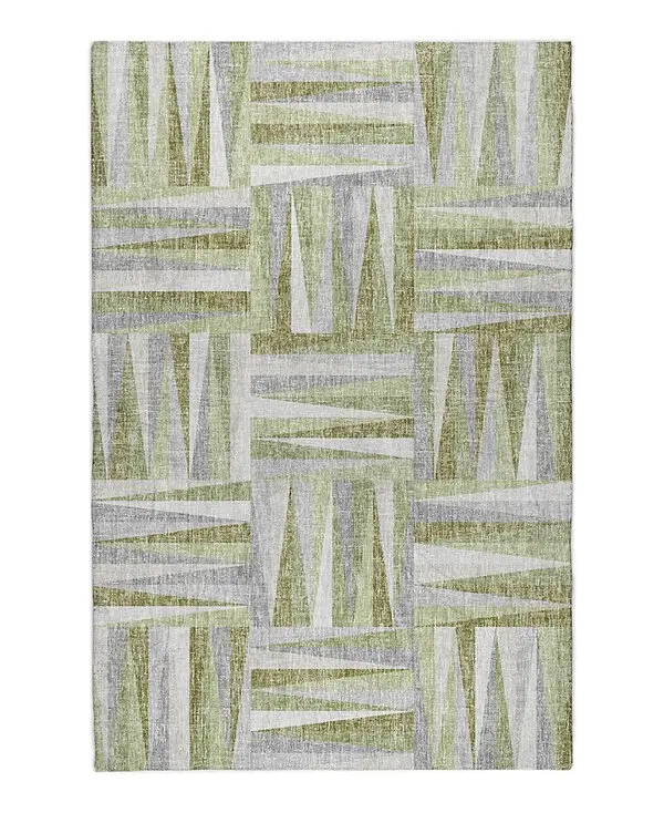 DALYN RUG COMPANY Dalyn Lorenzo Washable Ln2 Area Rug, 5' X 7'6 - Green