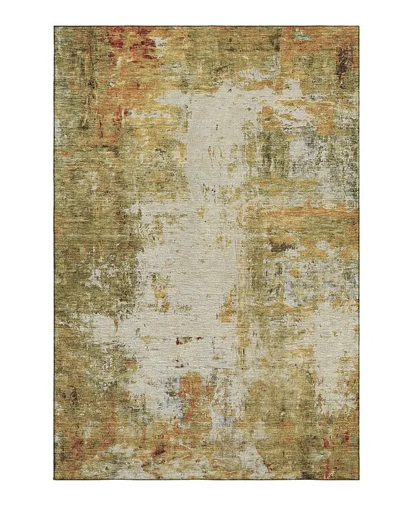 DALYN RUG COMPANY Dalyn Ravenna Washable Rn1 Area Rug, 8' X 10 - Olive