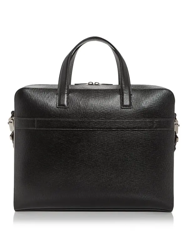 FERRAGAMO Gancini Leather Briefcase