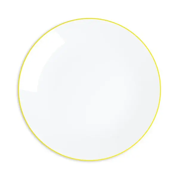 NON SANS RAISON Concorde Buffet Plate - Yellow