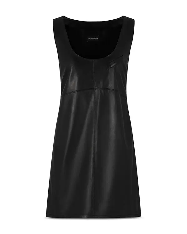 Emporio Armani Leather Dress