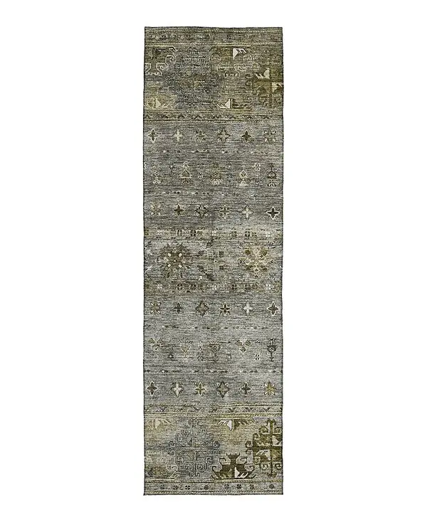 DALYN RUG COMPANY Dalyn Karaj Kj5 Runner Area Rug, 2'3 X 7'6 - Pewter