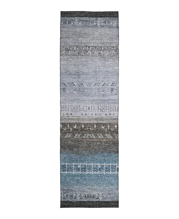 DALYN RUG COMPANY Dalyn Karaj Kj7 Runner Area Rug, 2'3 X 7'6 - Blue