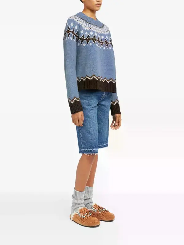 Alanui Fair Isle Wool Sweater