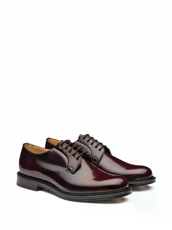 Church's Polished Binder Derby Shoes - Red