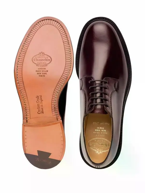 Church's Polished Binder Derby Shoes - Red