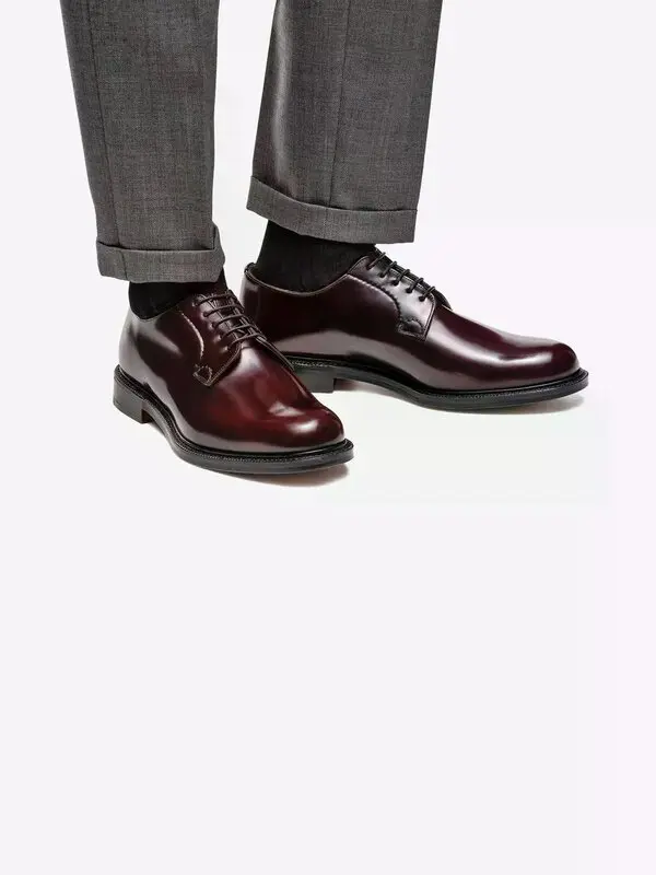 Church's Polished Binder Derby Shoes - Red