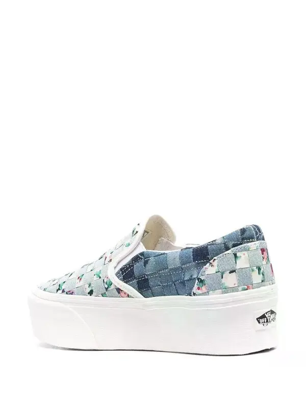 VANS Interwoven Floral-design Sneakers