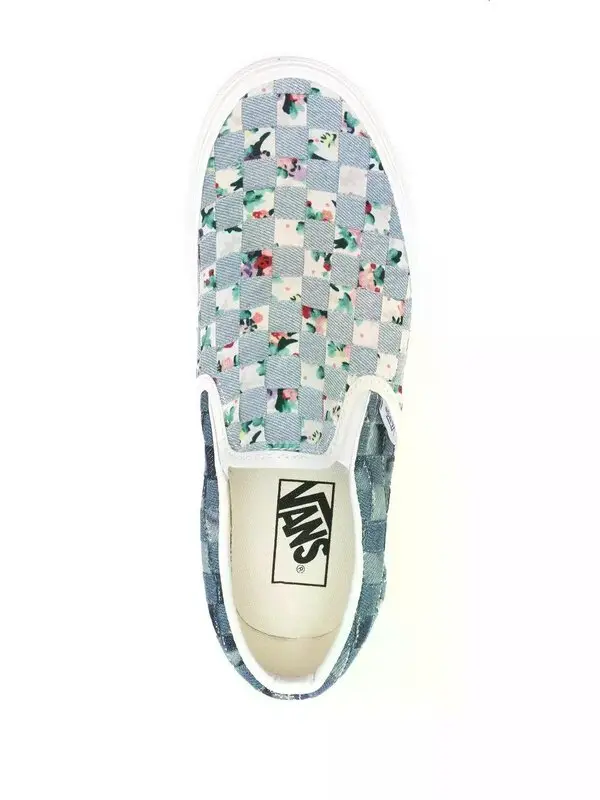 VANS Interwoven Floral-design Sneakers