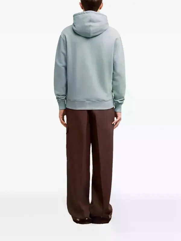 AMI Paris De Coeur-embroidered Hoodie