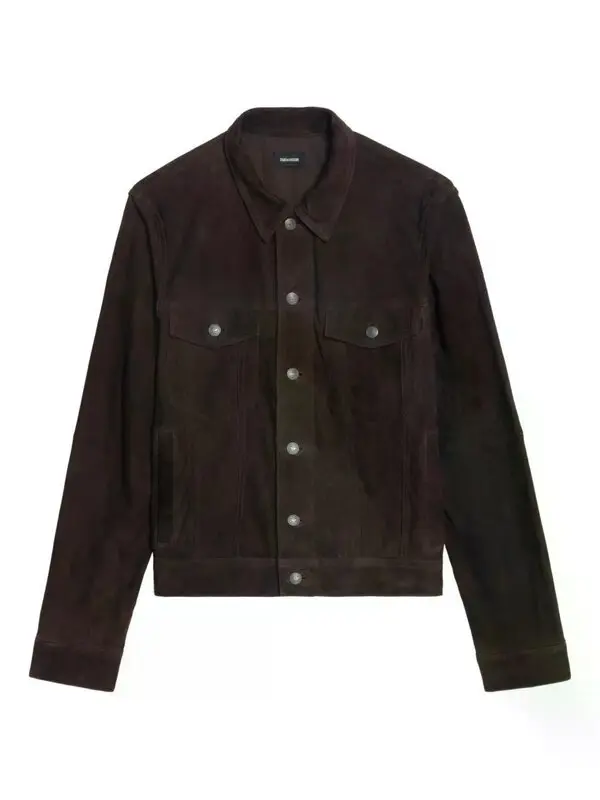 Zadig&Voltaire Suede Jacket With Embossed Wings