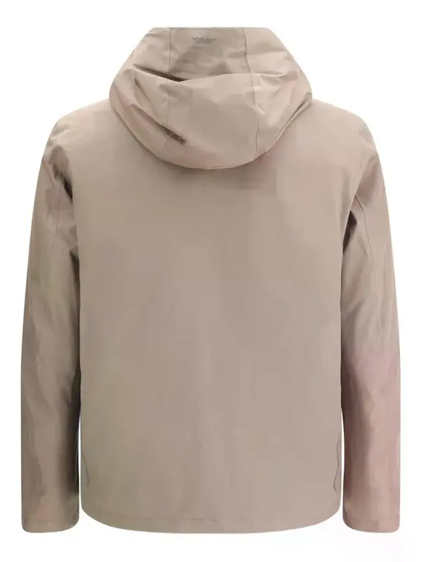 Woolrich Hooded Zip-front Jacket - Neutrals