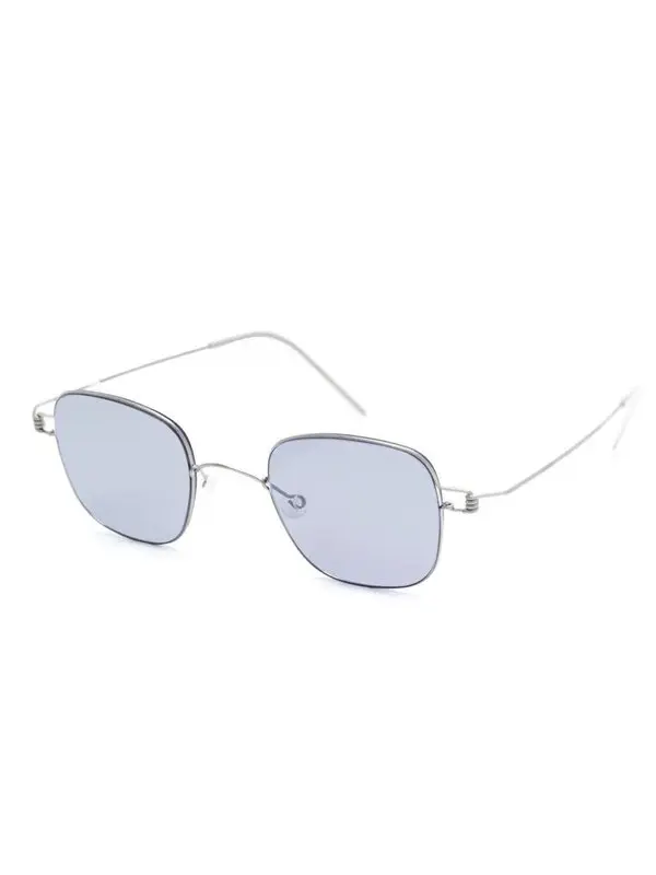LINDBERG 8216 Thin-rim Rectangle Sunglasses