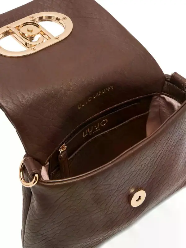 Liu Jo Logo-plaque Chain-strap Shoulder Bag - Brown