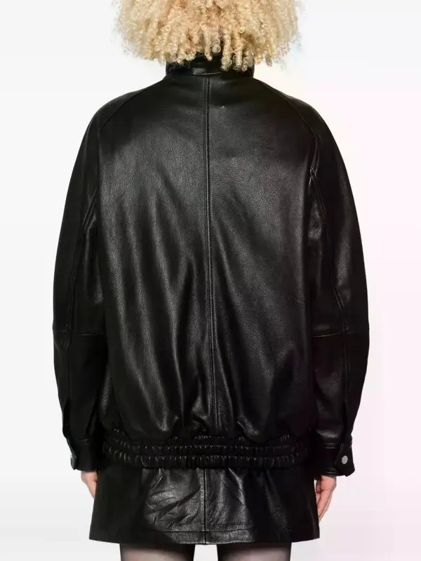 Nour Hammour Artiste Leather Jacket - Black