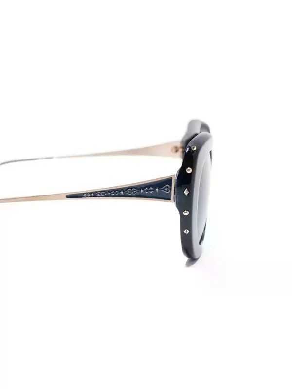 Matsuda Stud-embellished Oversized Sunglasses