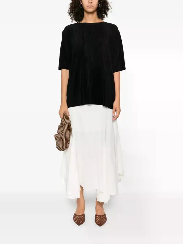 Herno Pleated Short-sleeve T-shirt