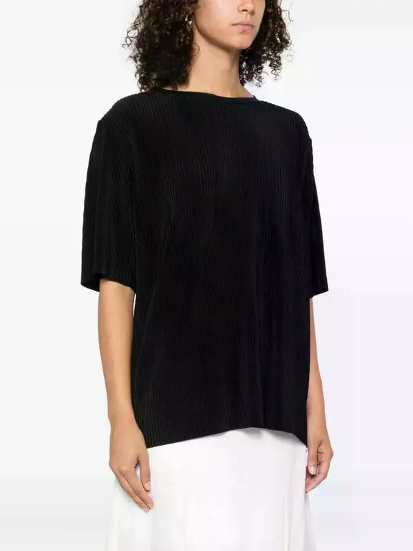 Herno Pleated Short-sleeve T-shirt