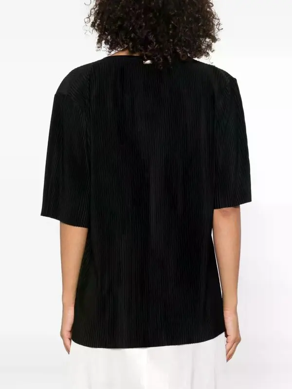 Herno Pleated Short-sleeve T-shirt