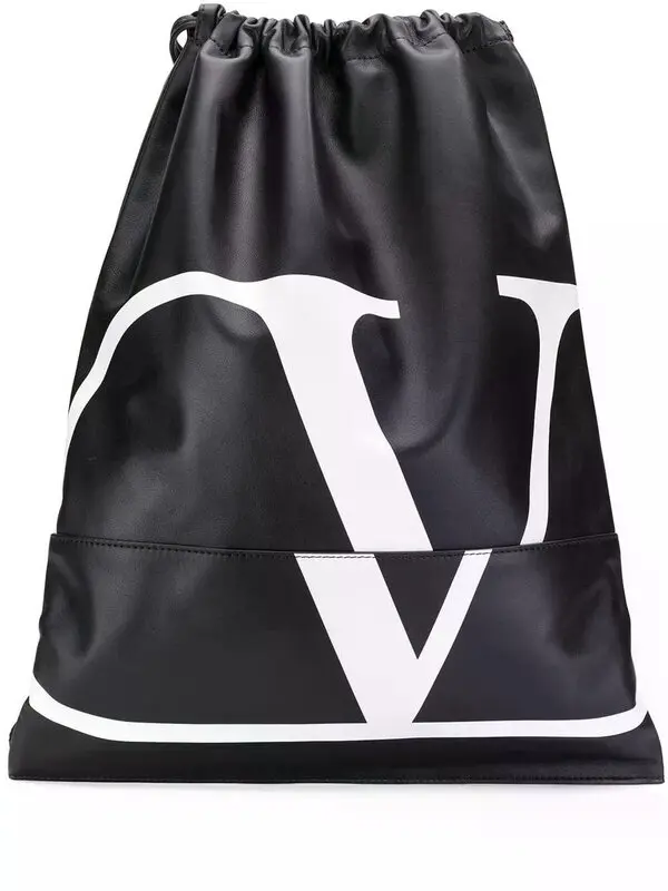 Valentino Garavani Vlogo Backpack - Black