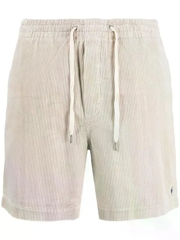 Polo Ralph Lauren Polo Pony Corduroy Track Shorts - Neutrals