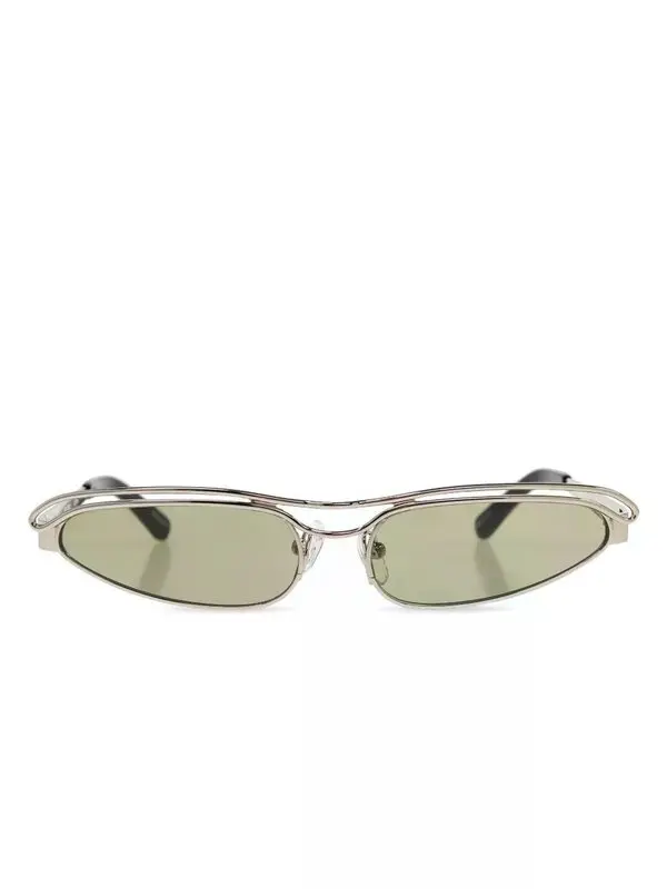 Attico Cat-eye Frame Glasses - Silver