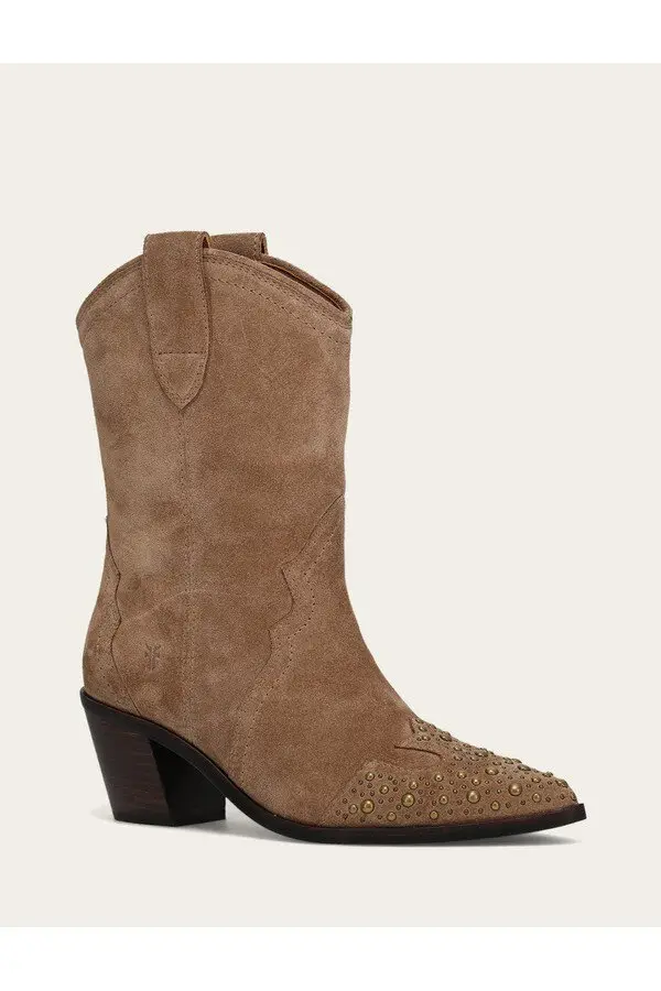 Frye Sara Wingtip Stud Booties