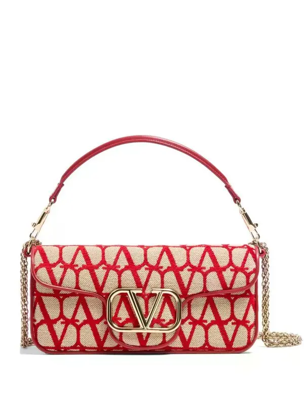Valentino Garavani Monogram Logo-plaque Shoulder Bag