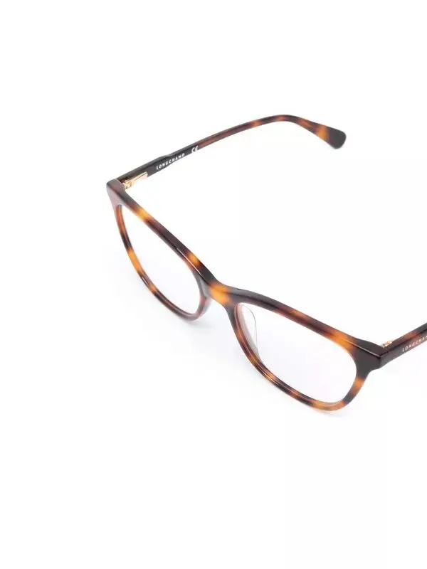 Longchamp Tortoiseshell Cat-eye Frame Glasses