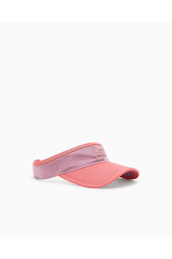 EA7 Cotton Tennis Visor - Pink