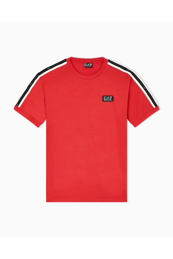 Emporio Armani Logo Series Cotton-jersey T-shirt - Red