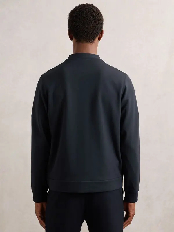 REISS Premium Interlock Press-stud Cardigan