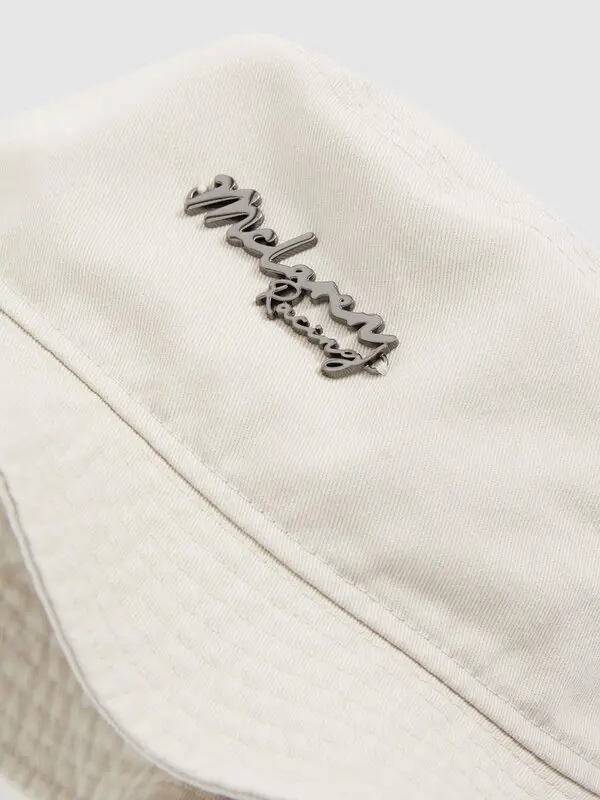 REISS F1 Team Cotton Bucket Hat - Stone