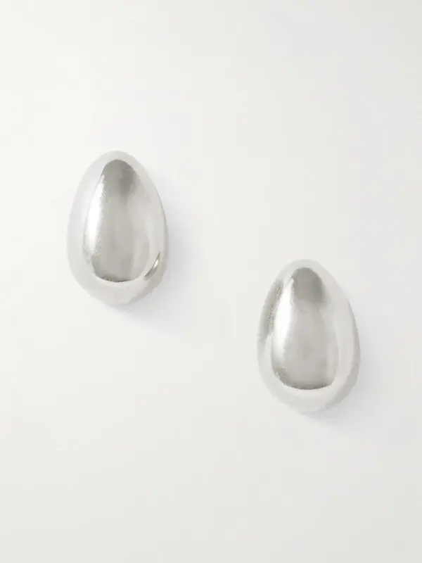 SOPHIE BUHAI Tiny Egg Earrings - Silver