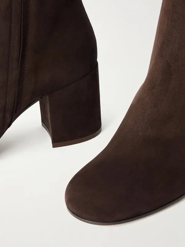 GIANVITO ROSSI Joelle 70 Suede Ankle Boots