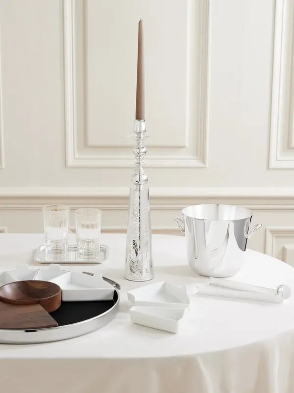 Christofle Jardin D'eden -plated Candlestick