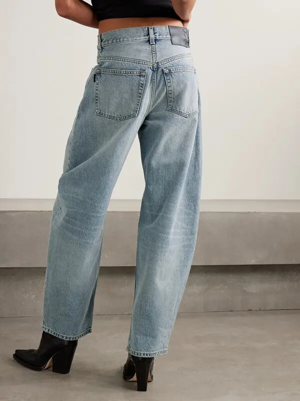 HAIKURE Bibi Mid-rise Barrel-leg Jeans