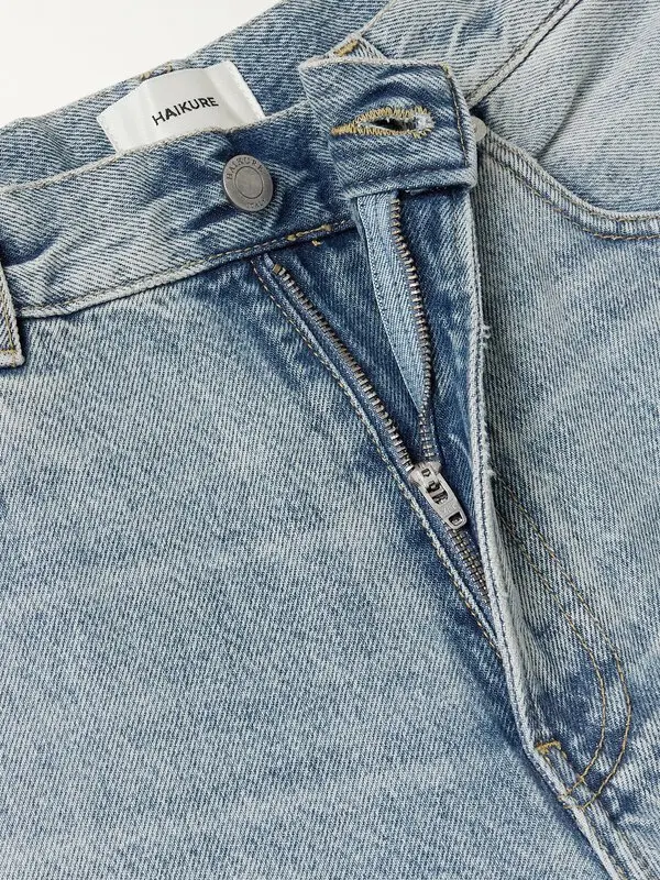 HAIKURE Bibi Mid-rise Barrel-leg Jeans