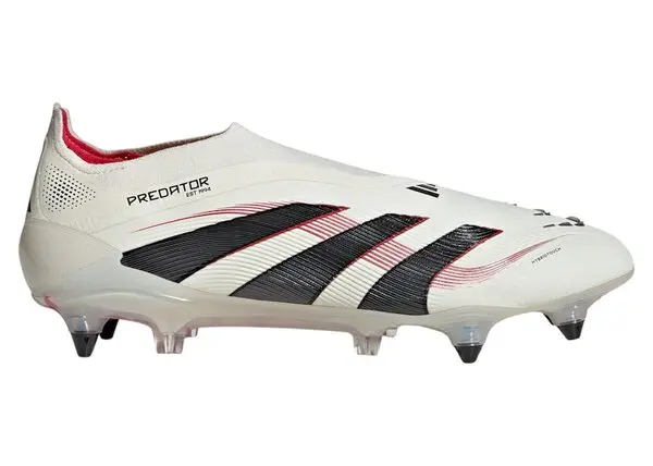 Adidas Predator Elite Laceless Sg - Off White/core Black/pure Ruby