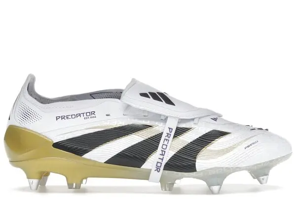 Adidas Predator Elite Foldover Tongue Sg - Cloud White/core Black/gold Metallic