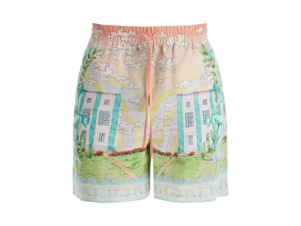 Casablanca Printed Shorts - Multicolor