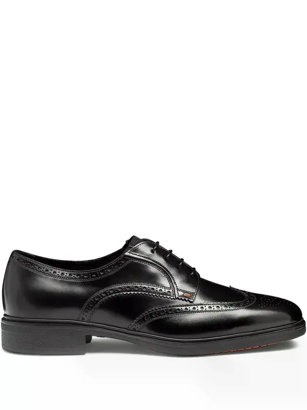 Santoni Easy Brogues - Black