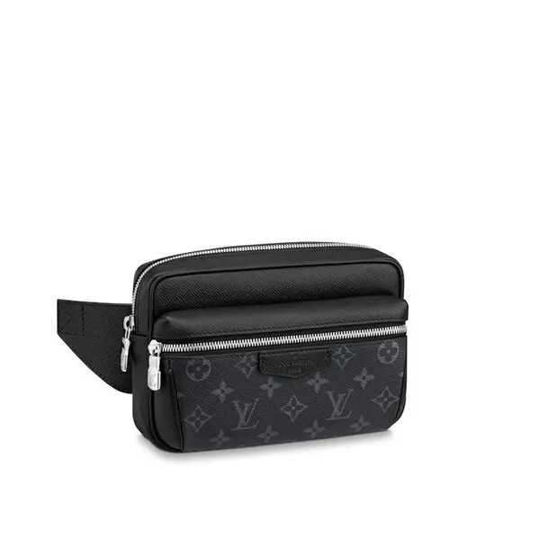 LOUIS VUITTON Outdoor Bumbag Monogram Eclipse Taiga